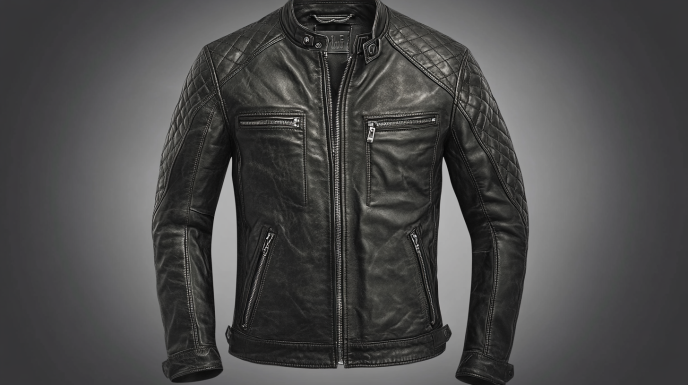 Black Rivet Leather Jacket