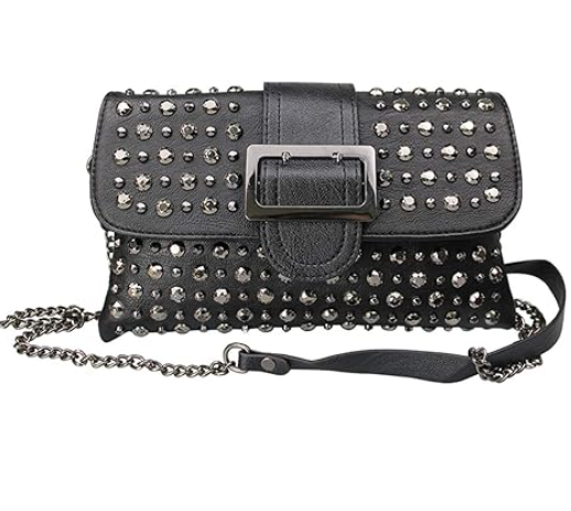 Black Rivet Purse