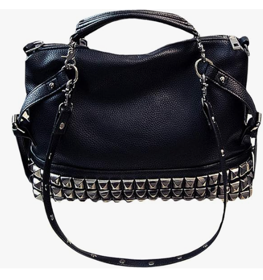Black Rivet Purse